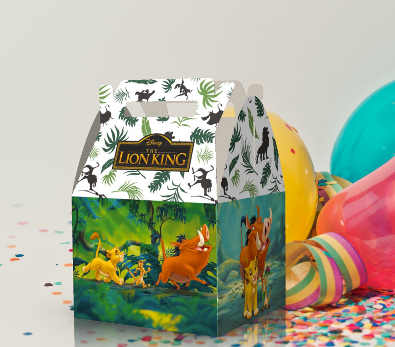 Lion King Theme Party Favor Boxes Birthday Baby Shower - Etsy