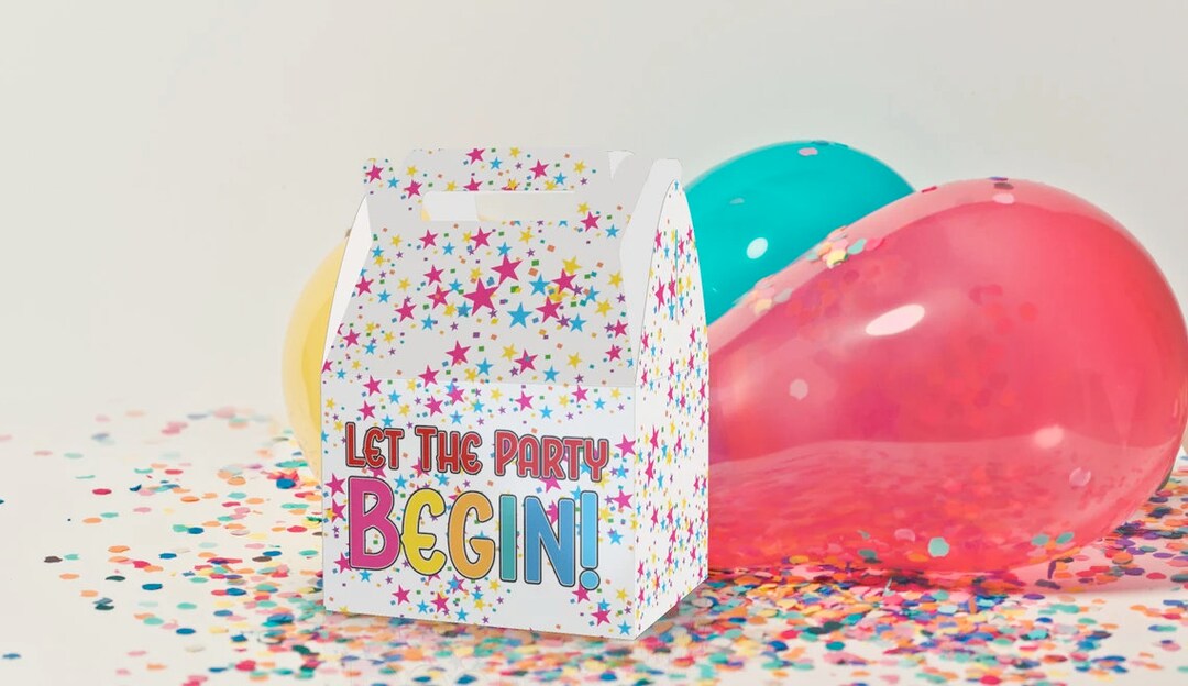 Cofetti Theme | Party Favor Boxes | Birthday | Baby Shower | Wedding ...