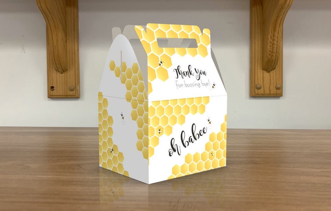 Bee Theme | Party Favor Boxes | Birthday | Baby Shower | Wedding | Gift ...