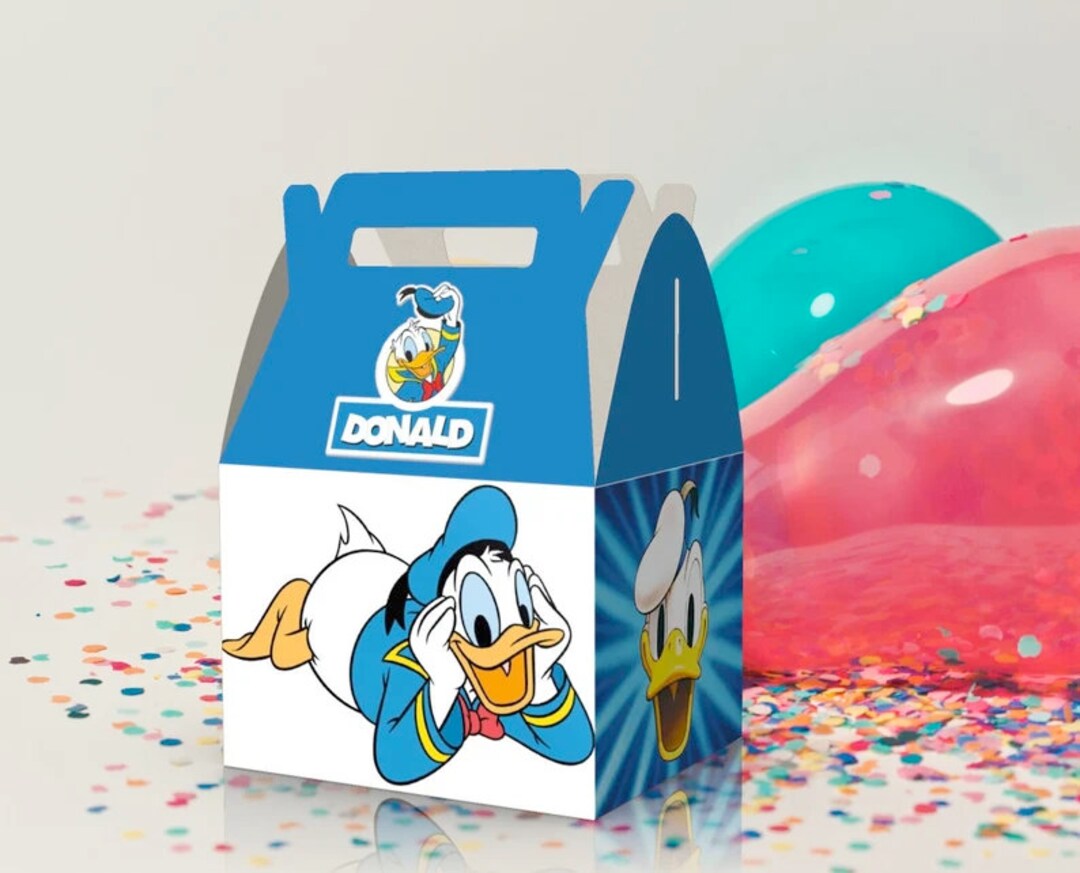 Donald Theme | Party Favor Boxes | Birthday | Baby Shower | Wedding ...