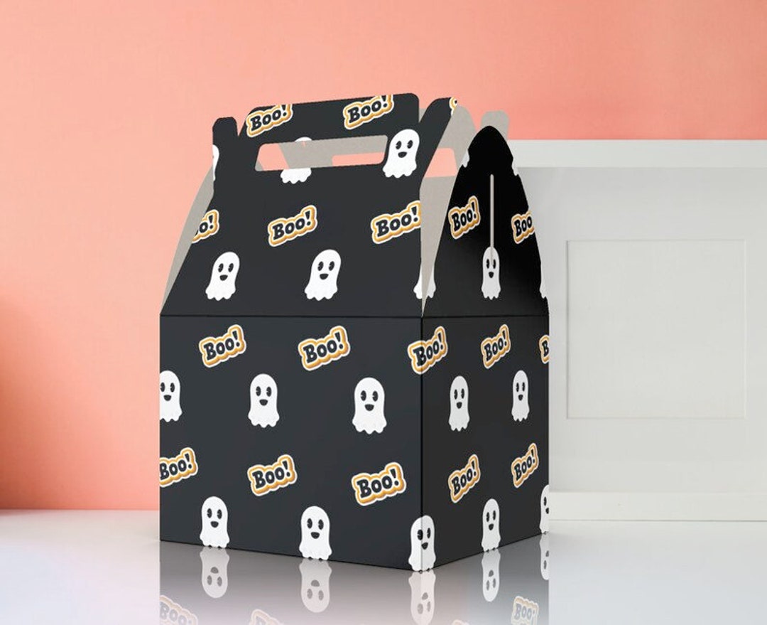 Ghost Theme | Party Favor Boxes | Birthday | Baby Shower | Halloween ...
