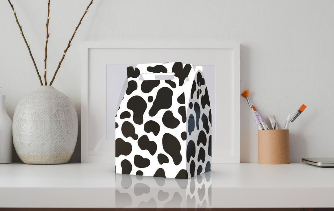 Cow Print Theme | Party Favor Boxes | Birthday | Baby Shower | Wedding ...