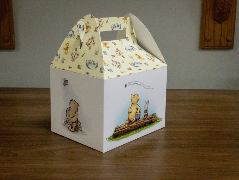 Pooh Bear Theme | Party Favor Boxes | Birthday | Baby Shower | Wedding ...