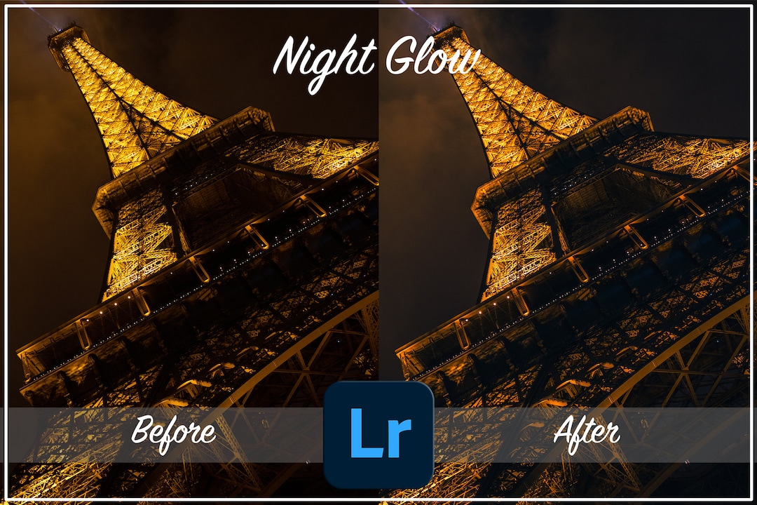 NIGHT GLOW Adobe Lightroom Preset Filter, Photography Editing, Plugins ...