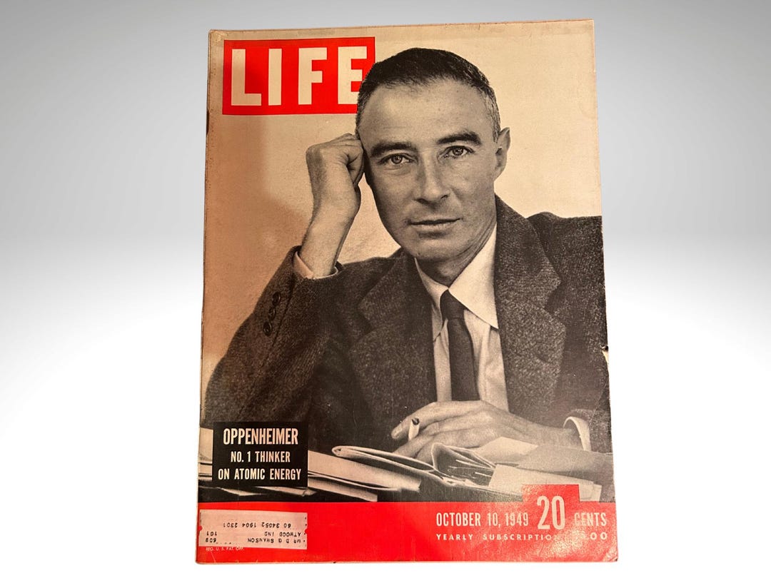 Oppenheimer 1949 Life Magazine - Etsy