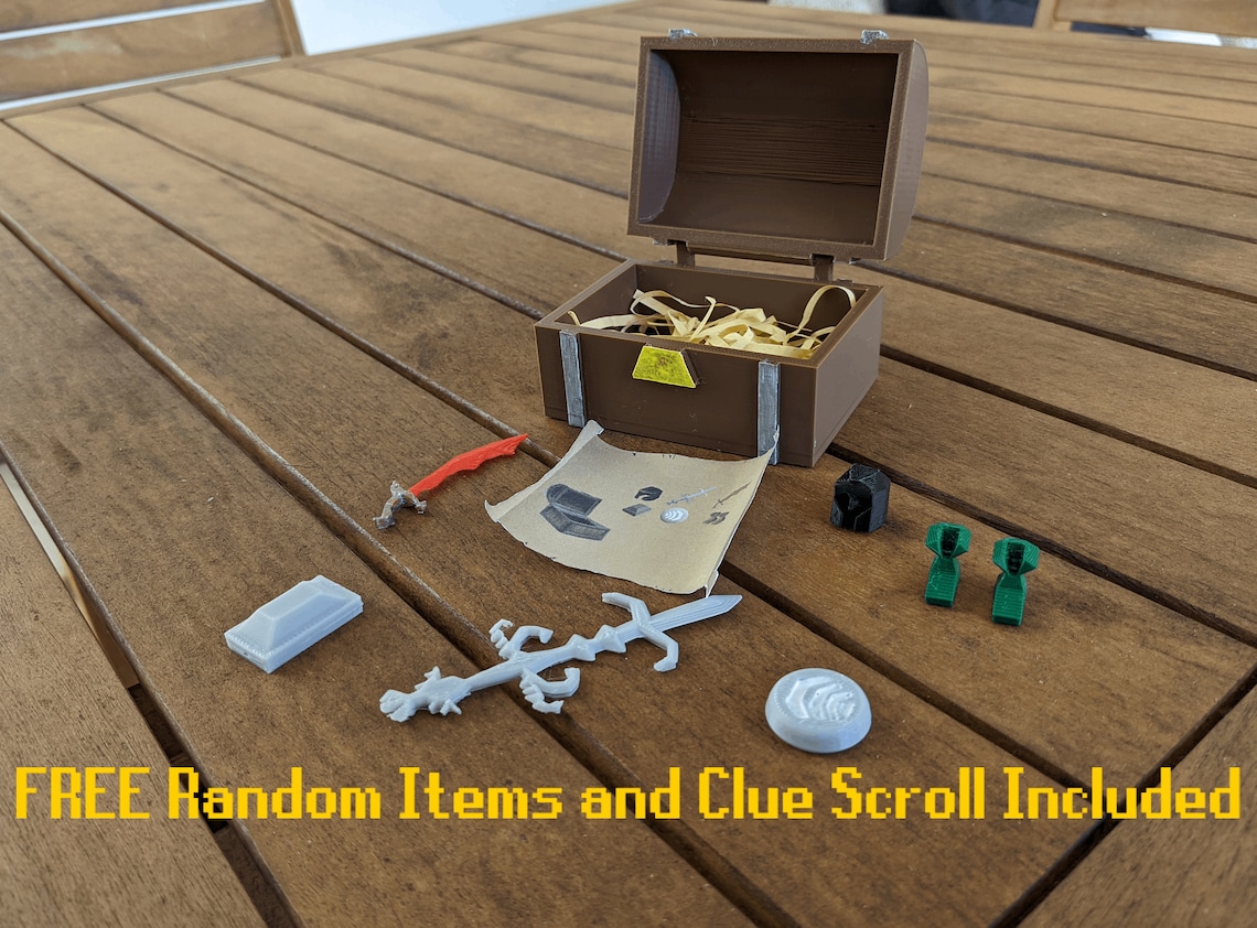 OSRS Clue Scroll Casket Old School Runescape Runescape - Etsy