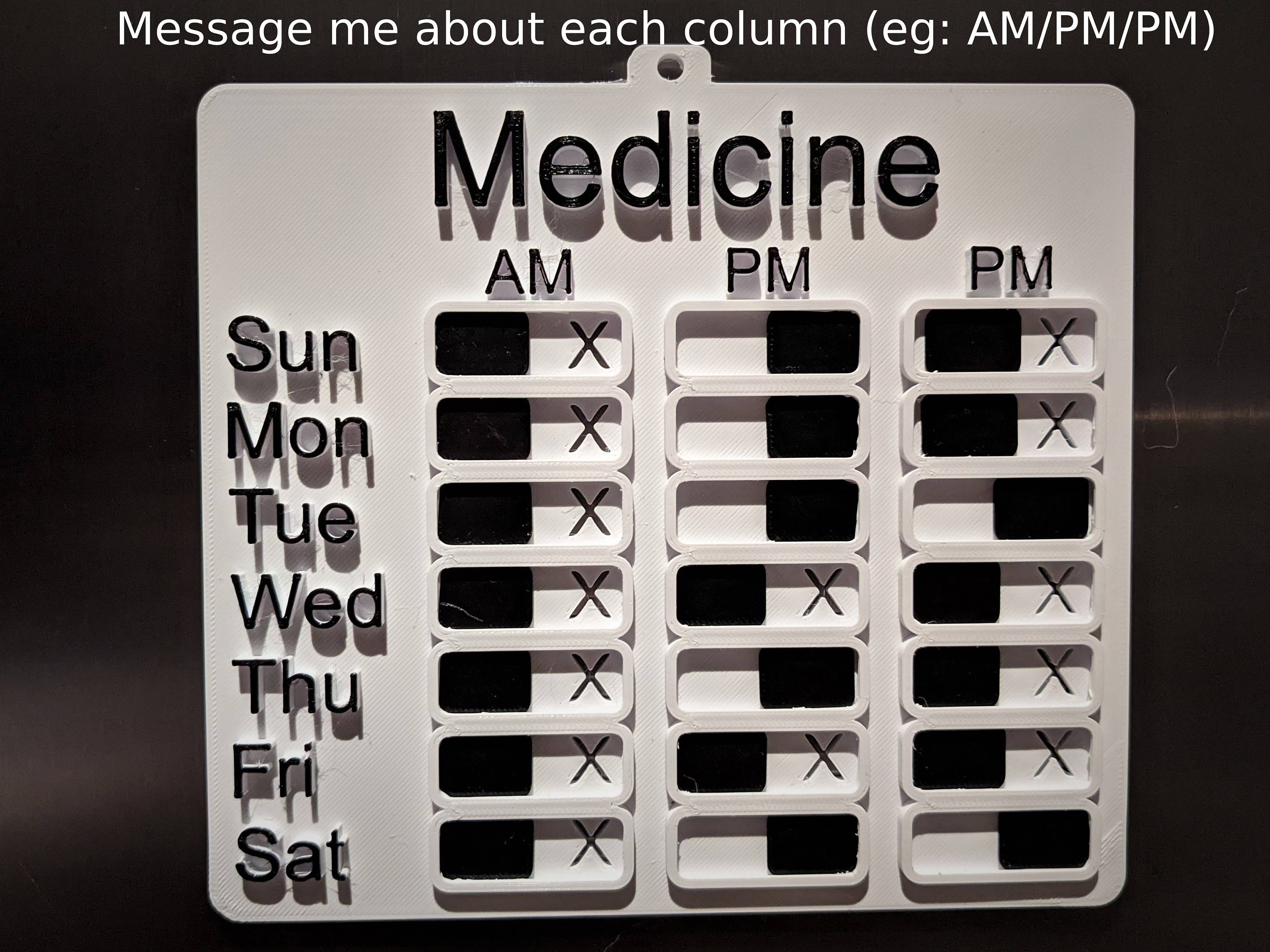 Weekly Task Reminder Slider Board/chore Chart/to Do List/new Year ...