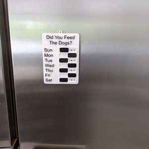 Weekly Task Reminder Slider Board/chore Chart/to Do List/new Year ...