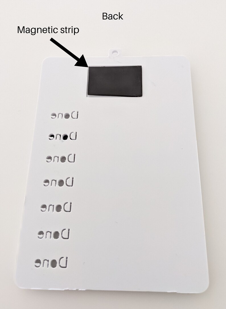 Weekly Task Reminder Slider Board/chore Chart/to Do List/new Year ...