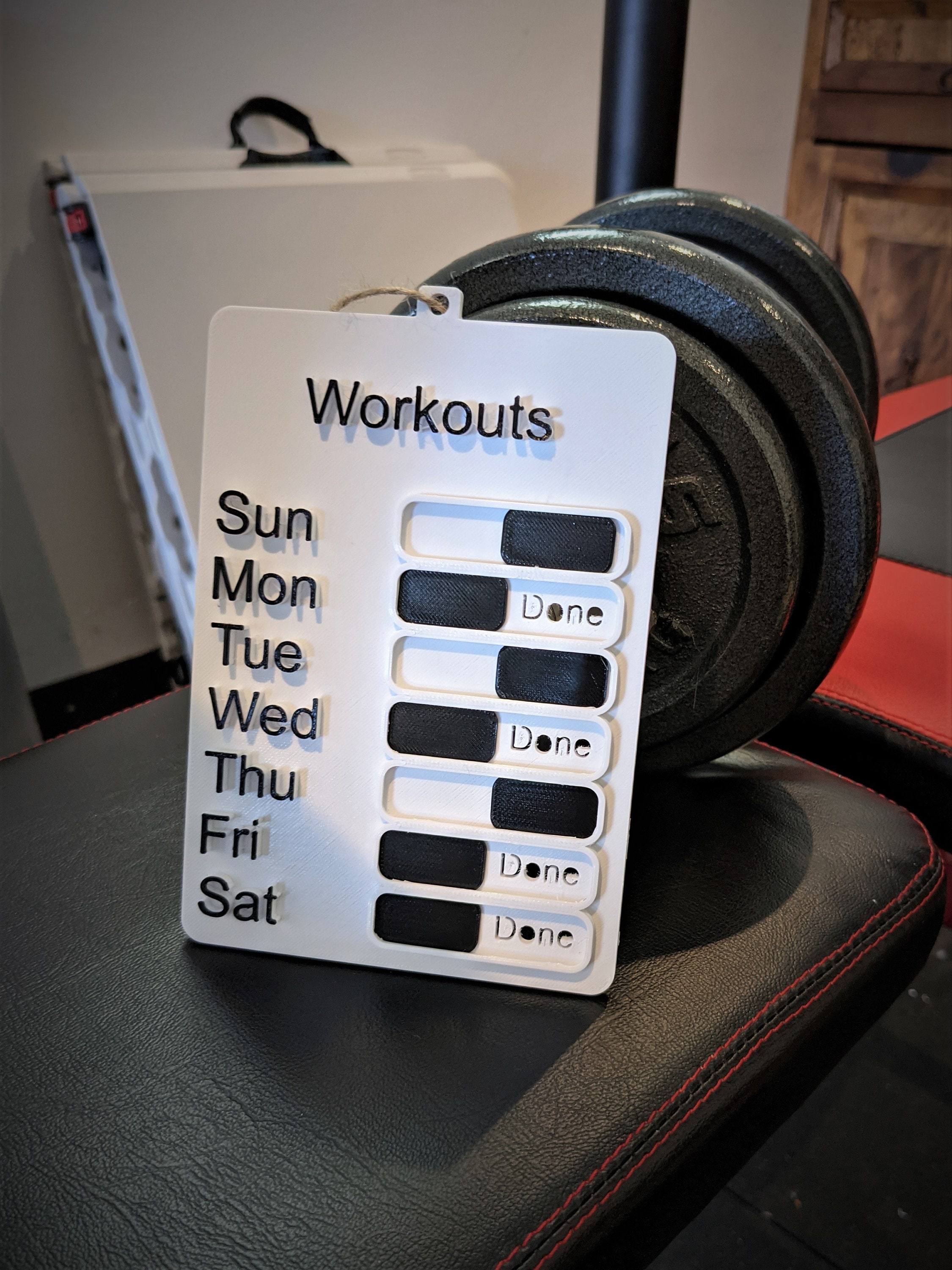 Weekly Task Reminder Slider Board/chore Chart/to Do List/new Year ...