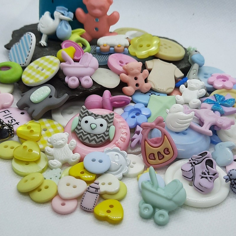Baby Buttons - Etsy