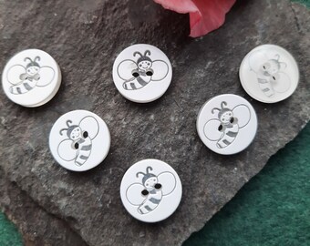 Bumble Bee Buttons | Etsy