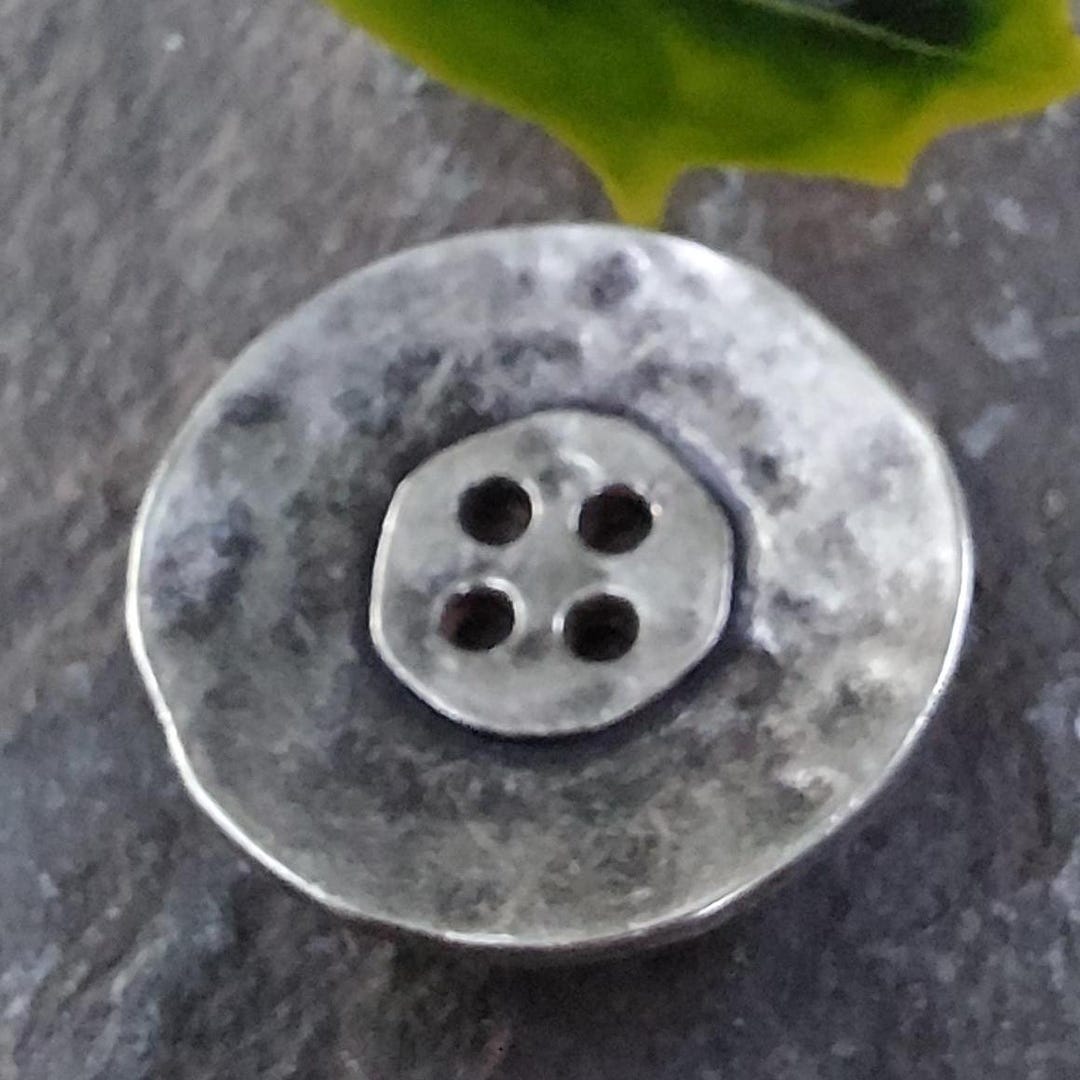 28mm Burnished Gunmetal Button. Sensational. Unique. - Etsy