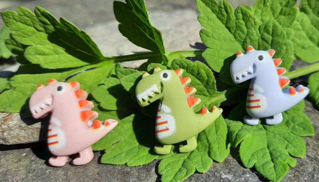 Dinosaur Button With Shank Back. 20mm High. Pink, Green or Blue, - Etsy