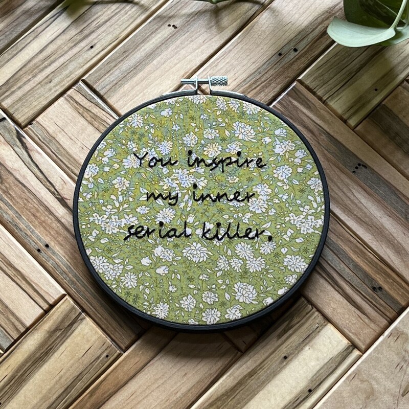 Serial Killer Cross Stitch - Etsy