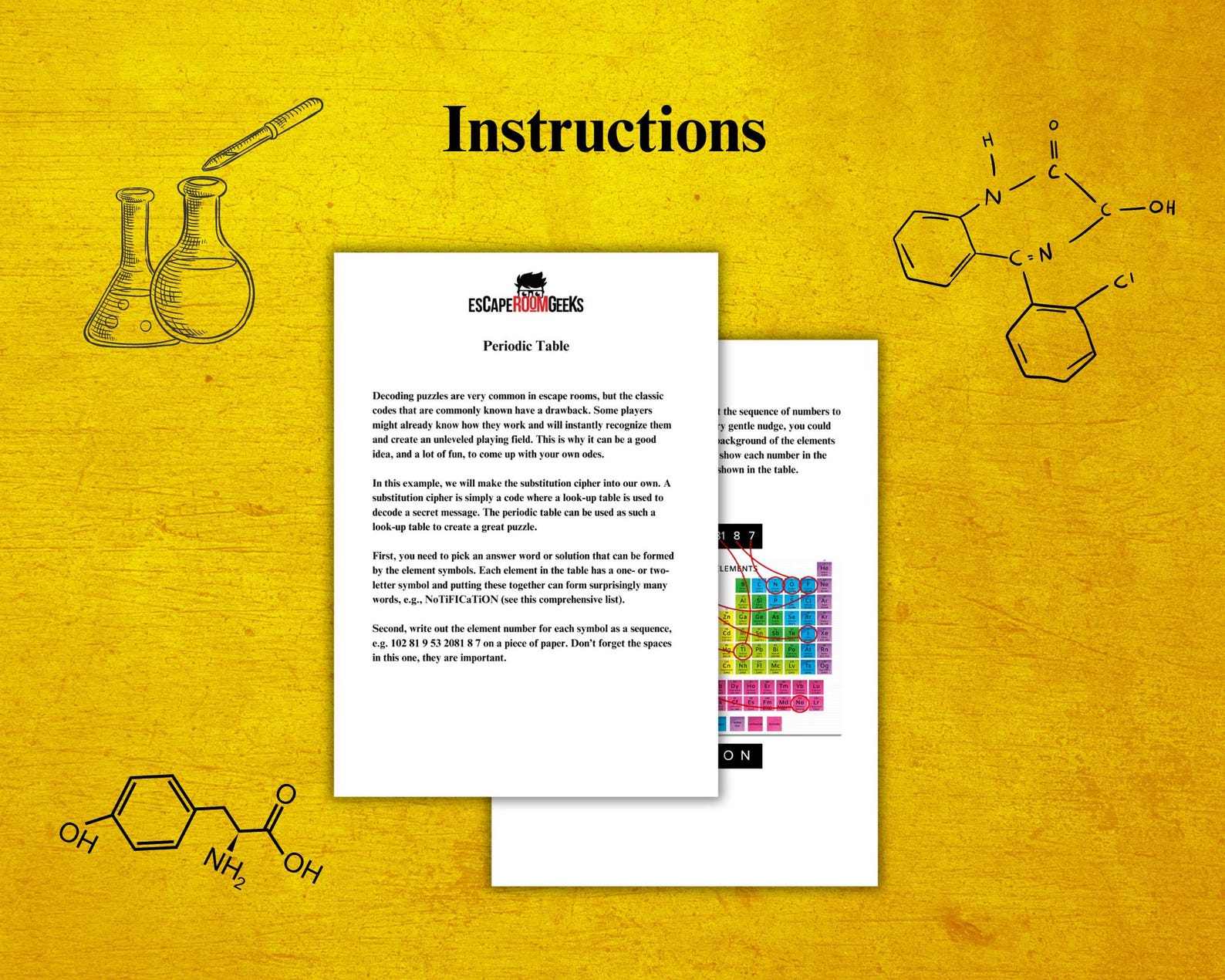Printable Periodic Table Templates - Custom Code Creation for DIY ...