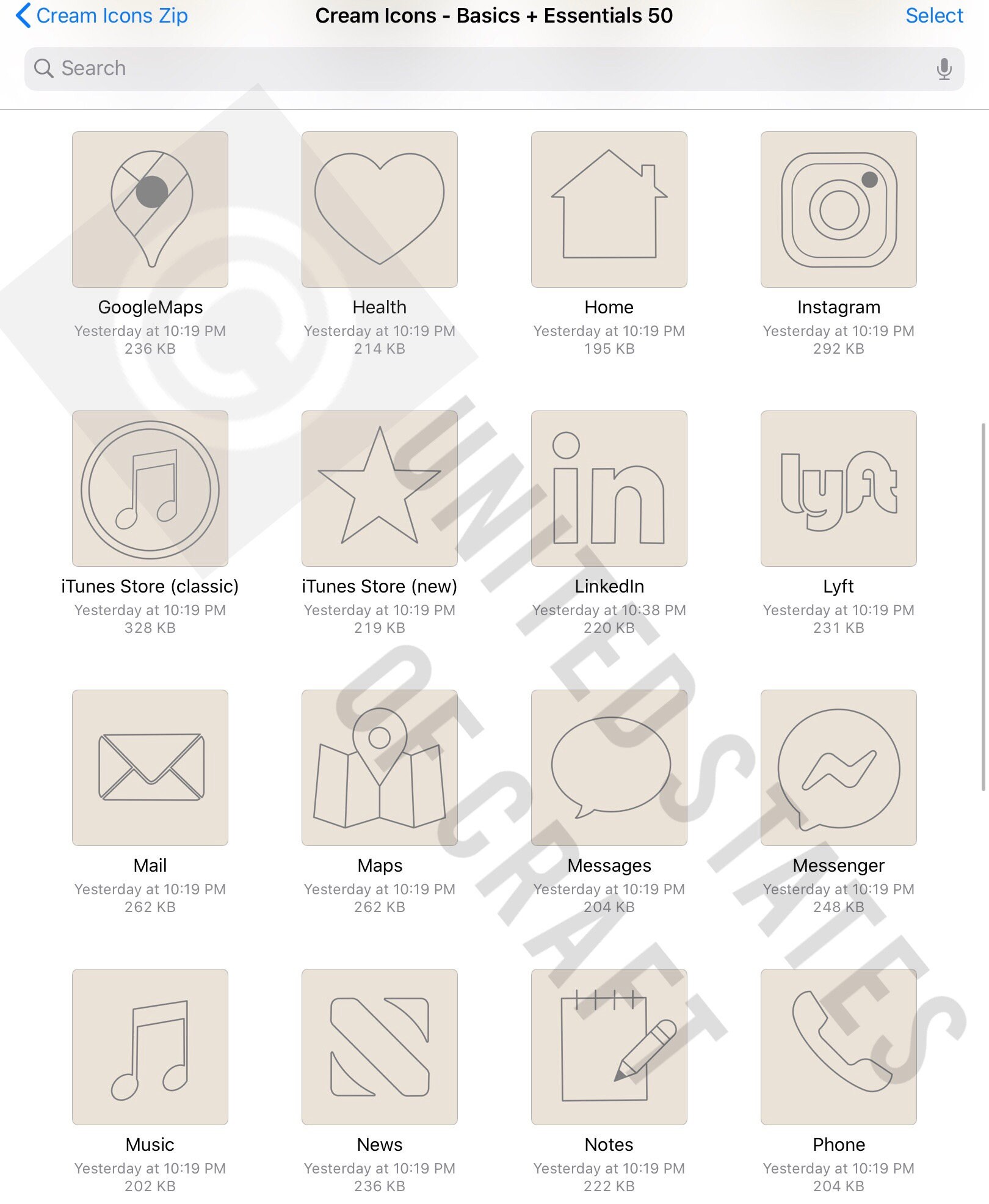 50 App Icon Pack IOS14 Minimalist Cream and Gray Aesthetic - Etsy