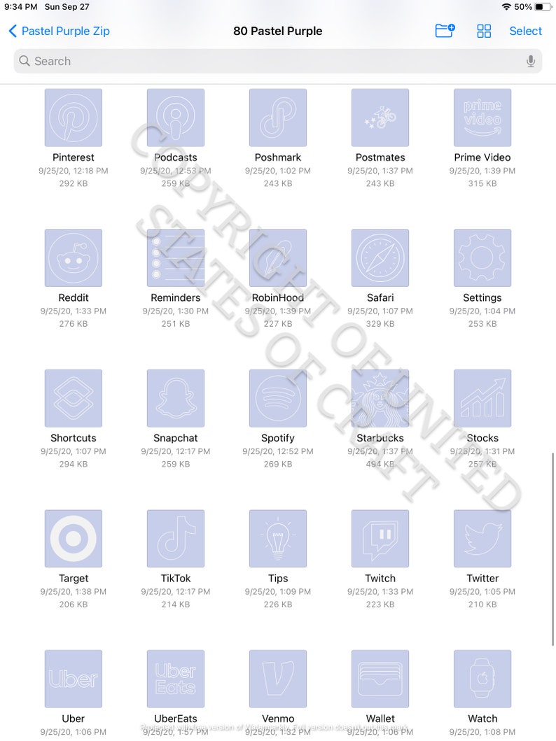80 Pastel Purple App Icon Pack, IOS14 Minimalist Aesthetic - Etsy