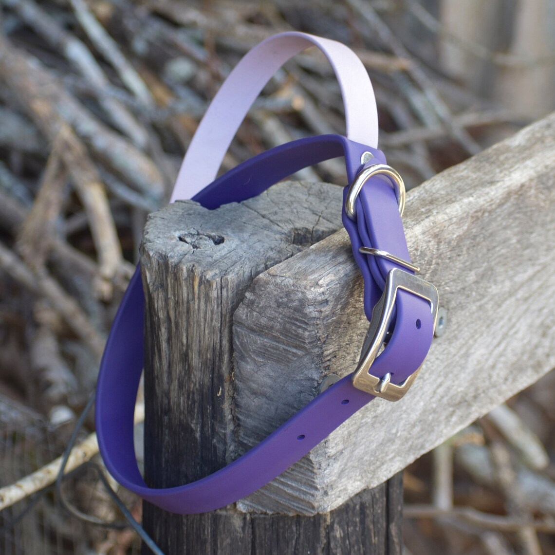 1” Biothane Collar With Built-in Handle - Etsy