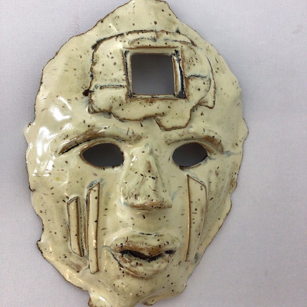 Ceramic Wall Mask - Etsy
