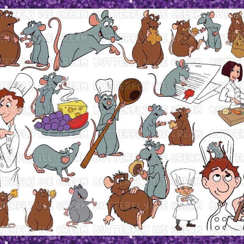 Ratatouille Clipart - Etsy