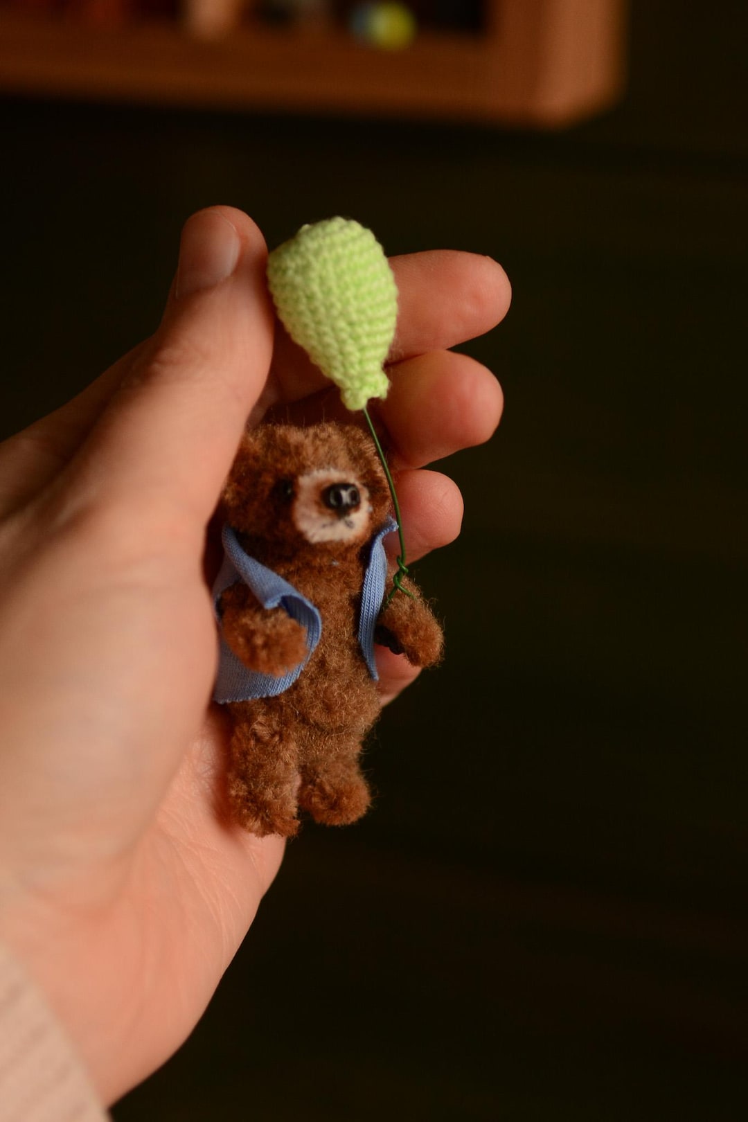 Handmade Pipe Cleaner Bear Miniature Bear Sculpture Adorable Mini Teddy ...