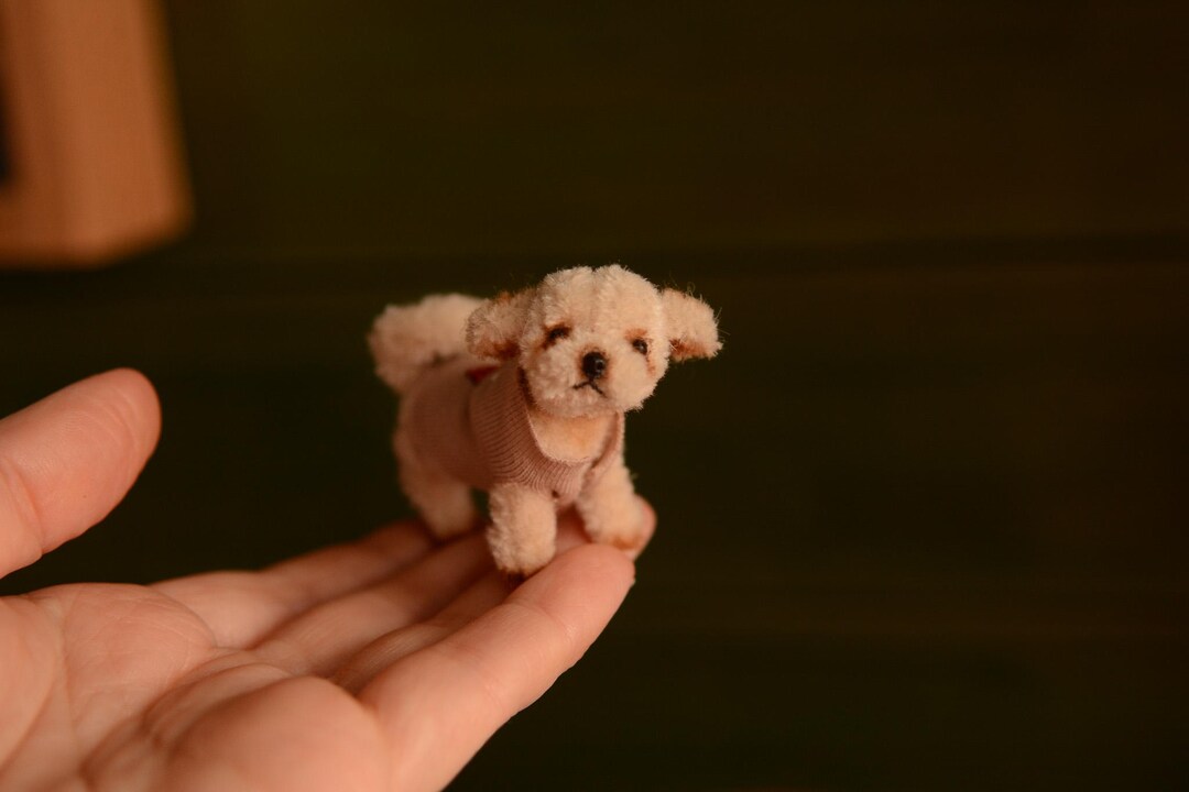 Realistic Poodle & Maltese Puppy Dollhouse Companion, Pet Lover's Mini ...