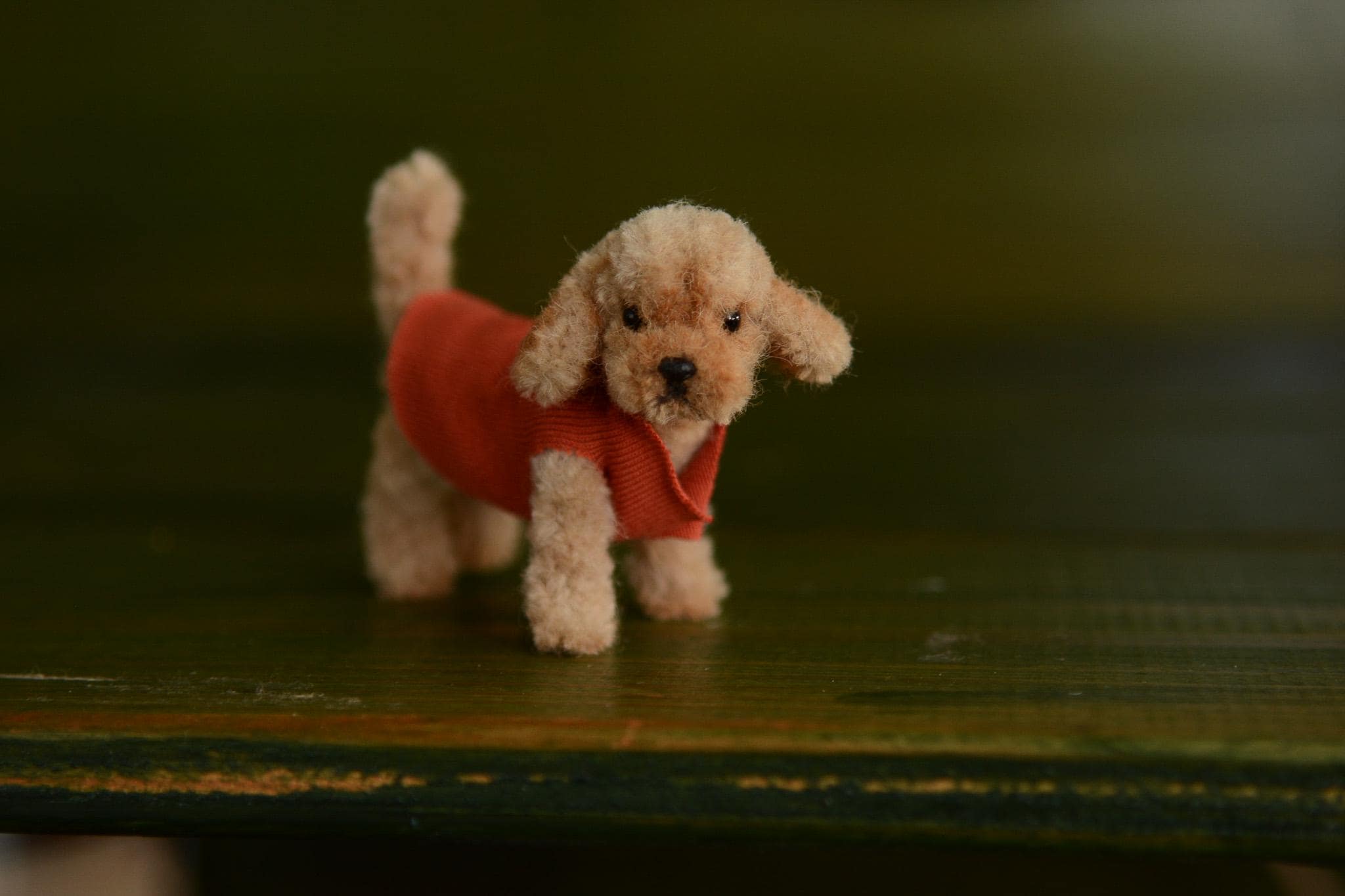 Realistic Puppy Dollhouse Miniature, Pet Lover's Mini Dog Figurine for ...