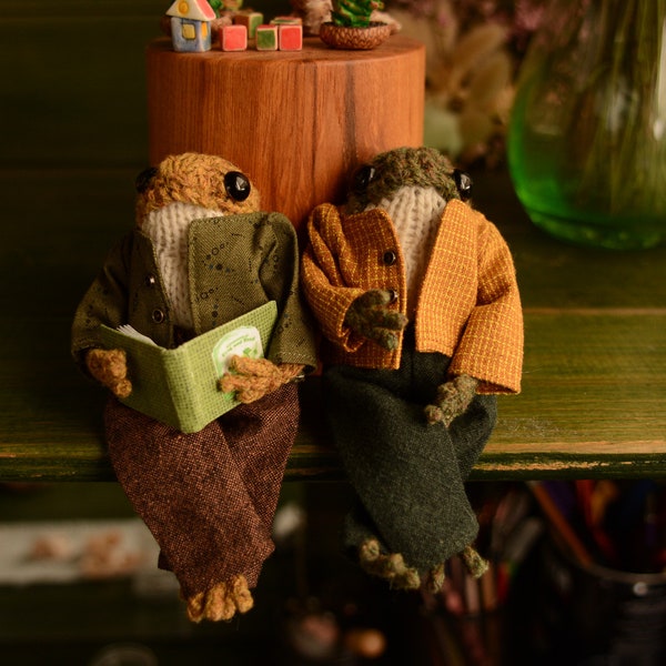 Frog and Toad Crochet Pattern - Etsy