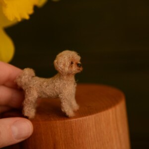 Realistic Puppy Dollhouse Miniature, Pet Lover's Mini Dog Figurine for ...