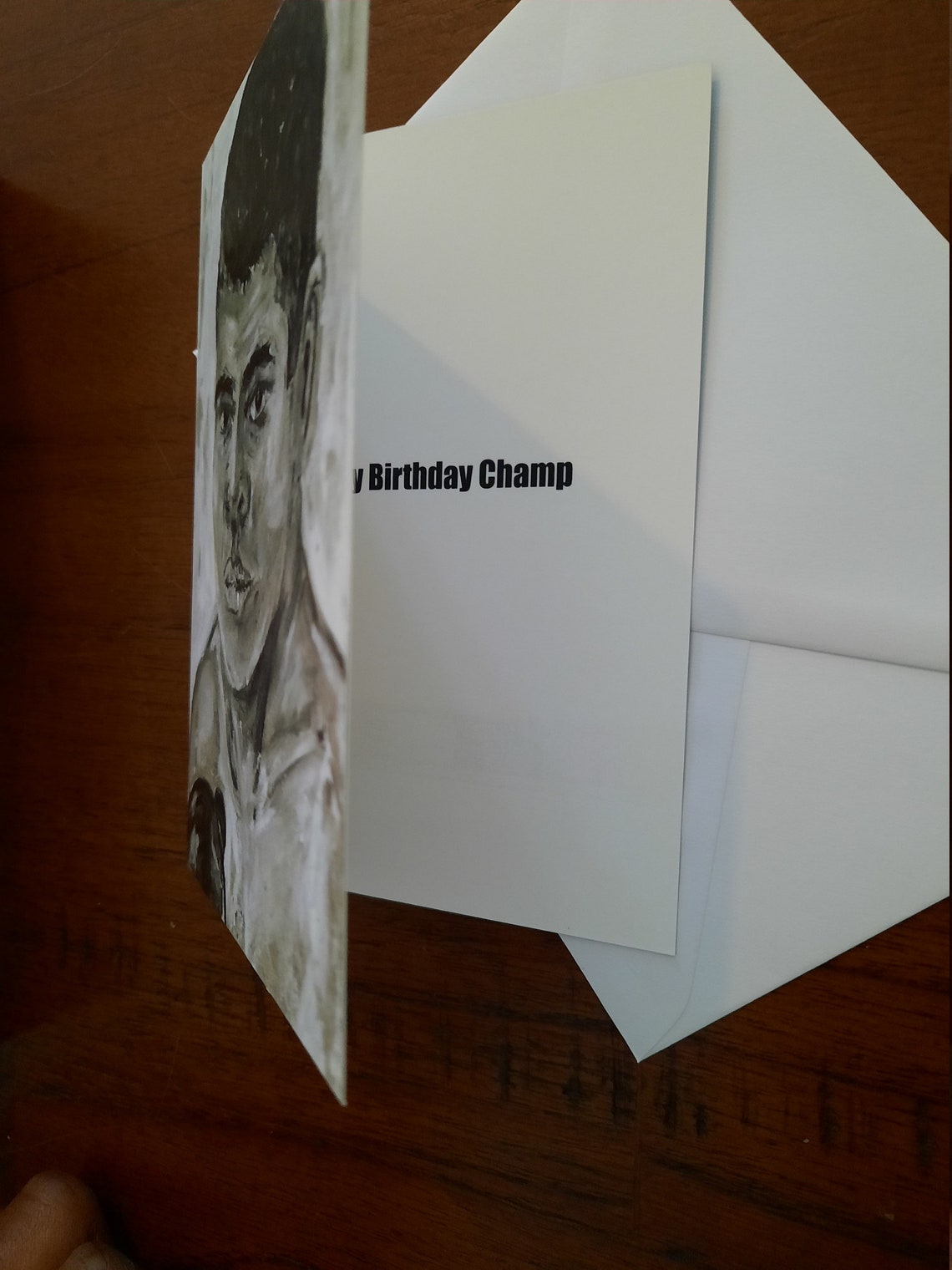 Muhammad Ali Birthday Card -greeting Reads 'happy Birthday Champ ...