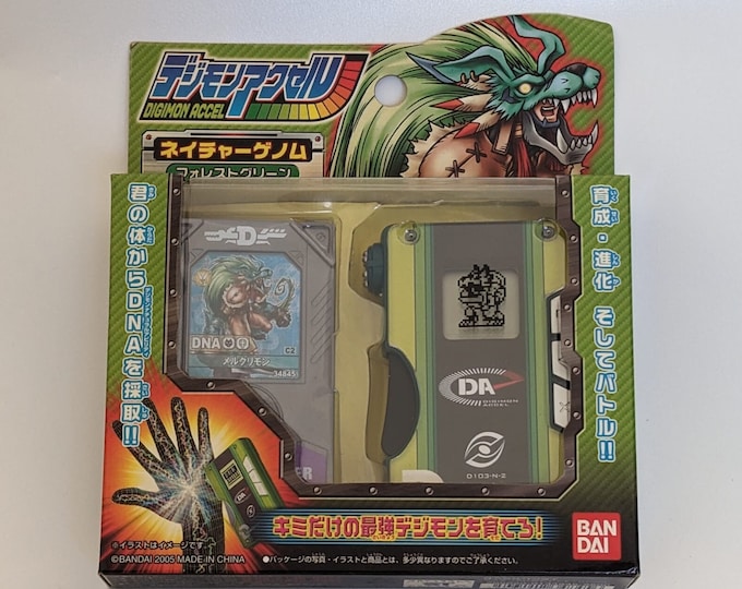 Digimon Digivice Accel Nature Genome Mercurymon Color Green V-pet ...