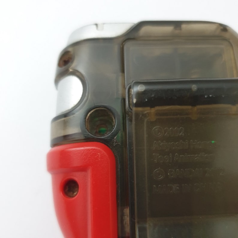 Digimon Digivice D-tector Version 2 Clear Red D-scanner Takuya | Etsy