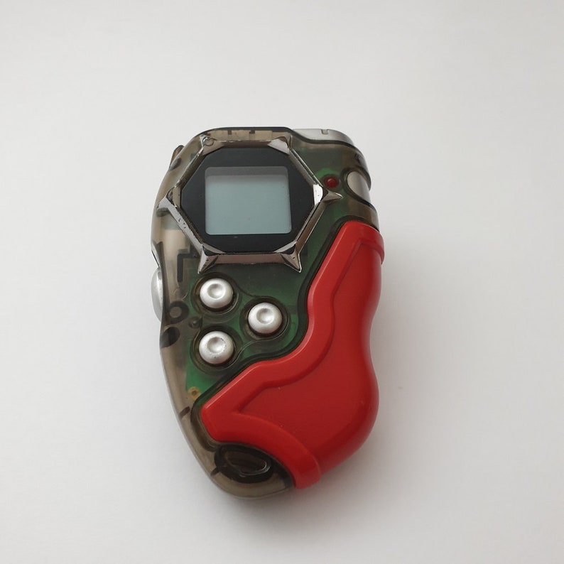 Digimon Digivice D-tector Version 2 Clear Red D-scanner Takuya | Etsy