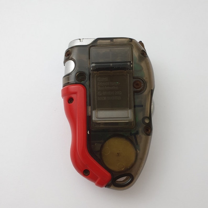 Digimon Digivice D-tector Version 2 Clear Red D-scanner Takuya | Etsy