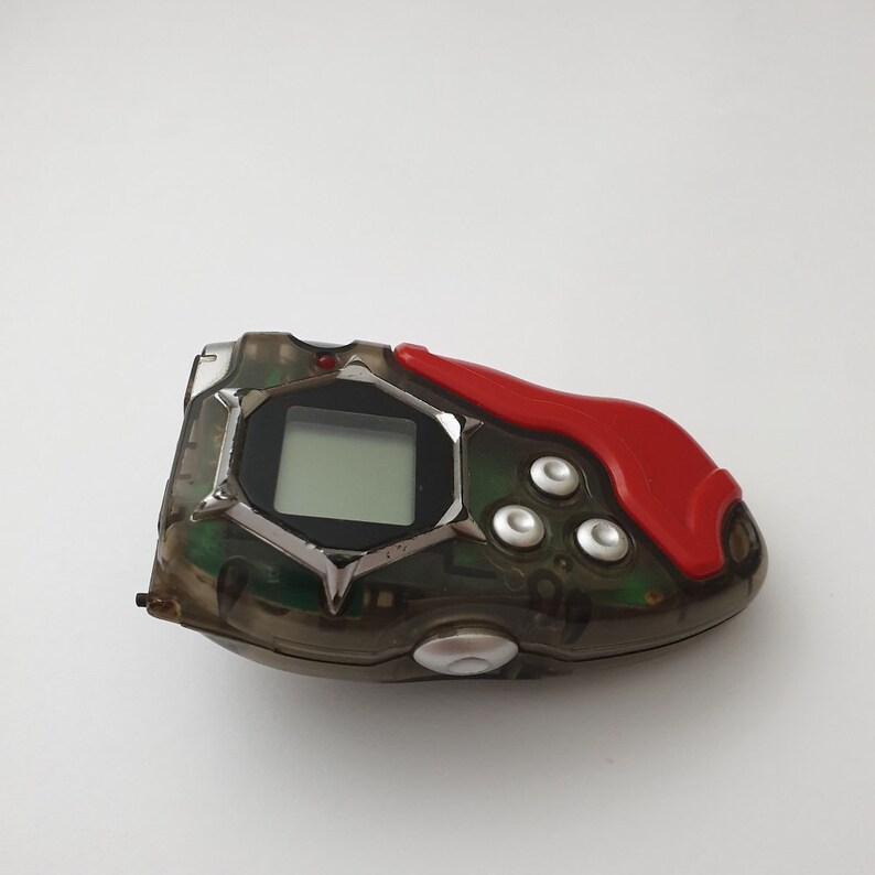 Digimon Digivice D-tector Version 2 Clear Red D-scanner Takuya | Etsy