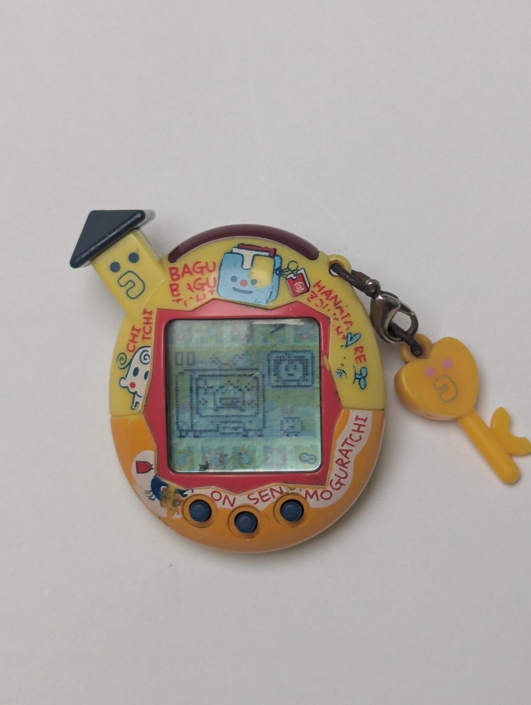 Bandai Tamagotchi V5 Familitchi Connection Version 5 Orange Family Pets ...