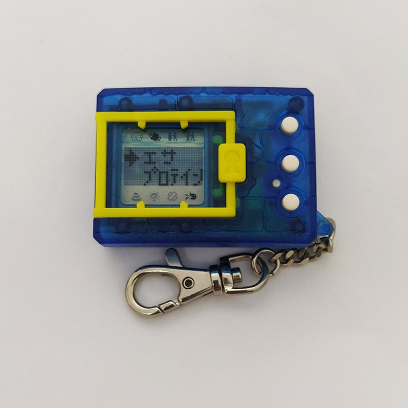 Digimon Digital Monster Version 4 Virtual Pet Clear Blue Japan | Etsy