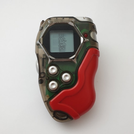 Digimon Digivice D-tector Version 2 Clear Red D-scanner Takuya | Etsy