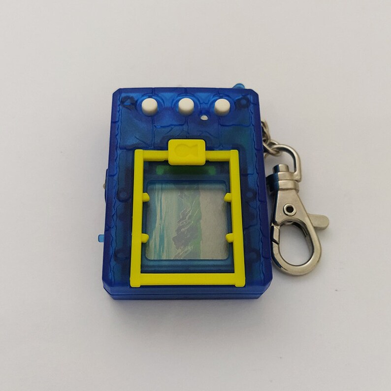 Digimon Digital Monster Version 4 Virtual Pet Clear Blue Japan | Etsy