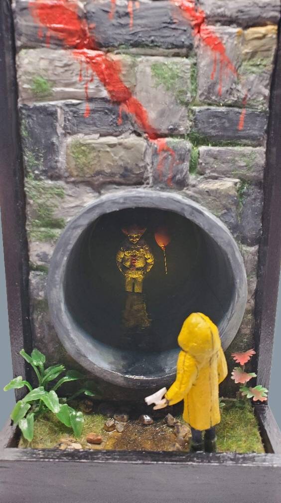 Stephen King's "it" Inspired Book Nook - Etsy