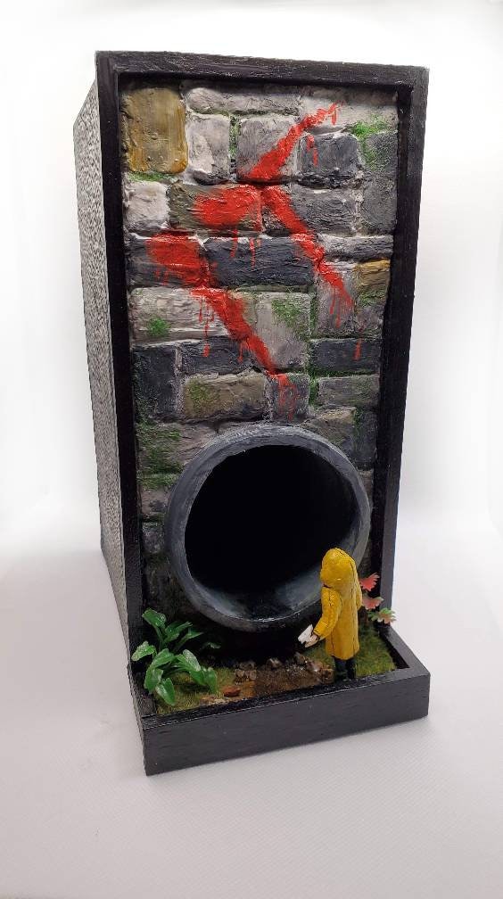 Stephen King's "it" Inspired Book Nook - Etsy