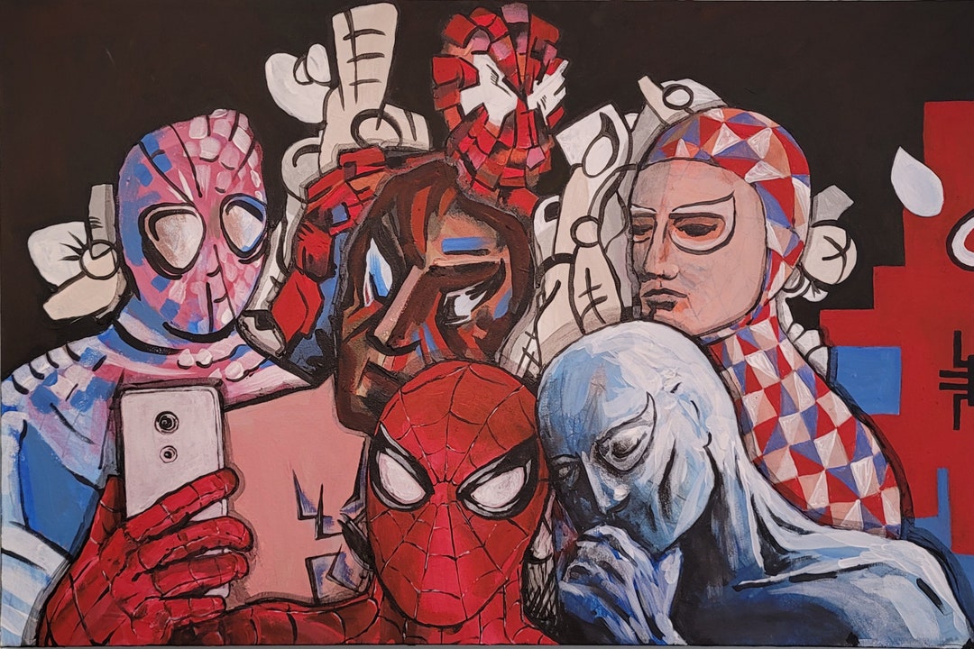 Spiderman's Selfie: an Eightfold Picasso Tribute - Etsy