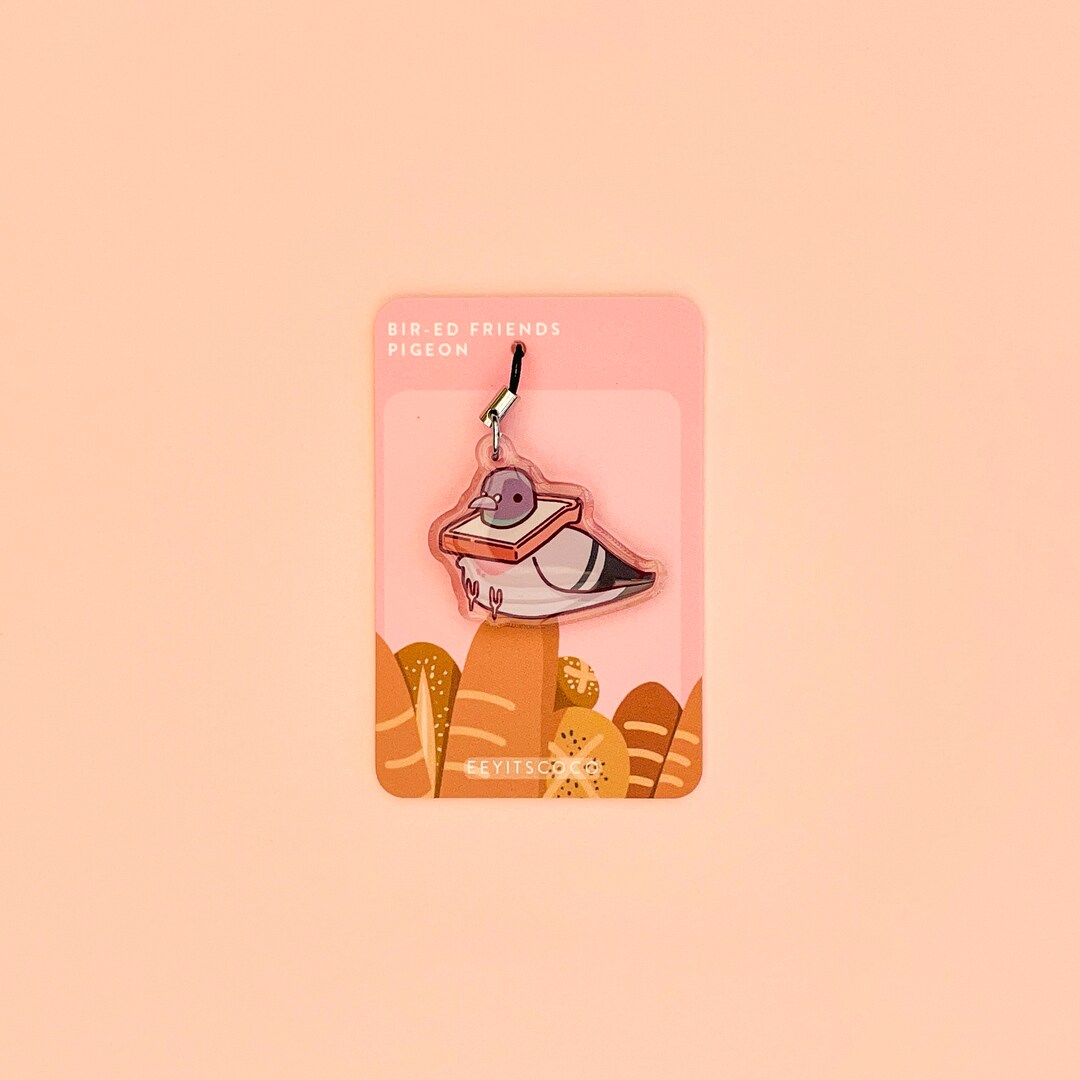 Pigeon Phone Charms - Etsy