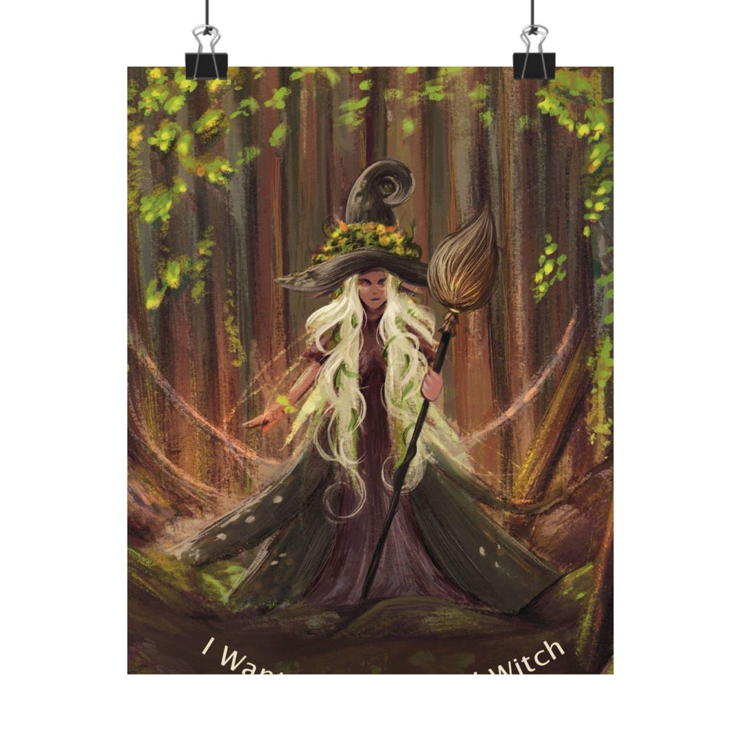 Witchy Vertical Posters, Dark Forest Art Prints, Gothic Home Decor ...