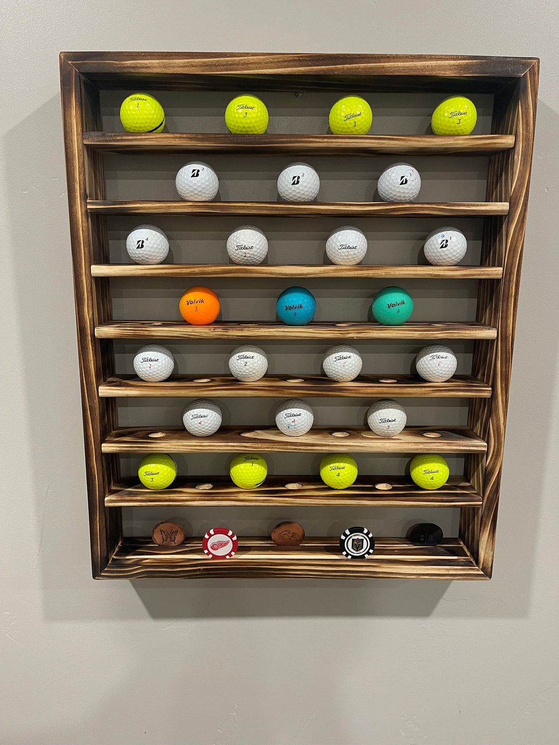 Golf Ball and Ball Marker Display - Etsy