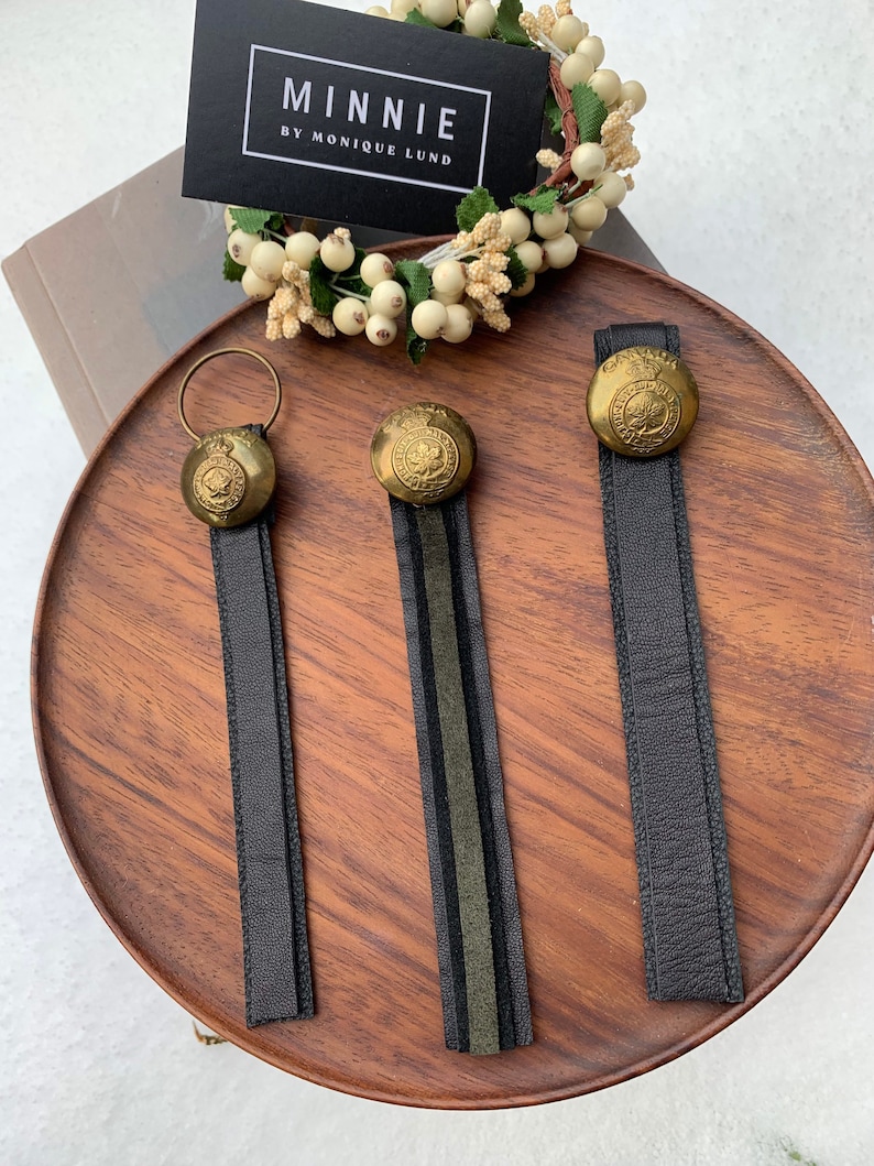 WW2 Canadian General Service Uniform Button Bookmarks and Keychains - Etsy