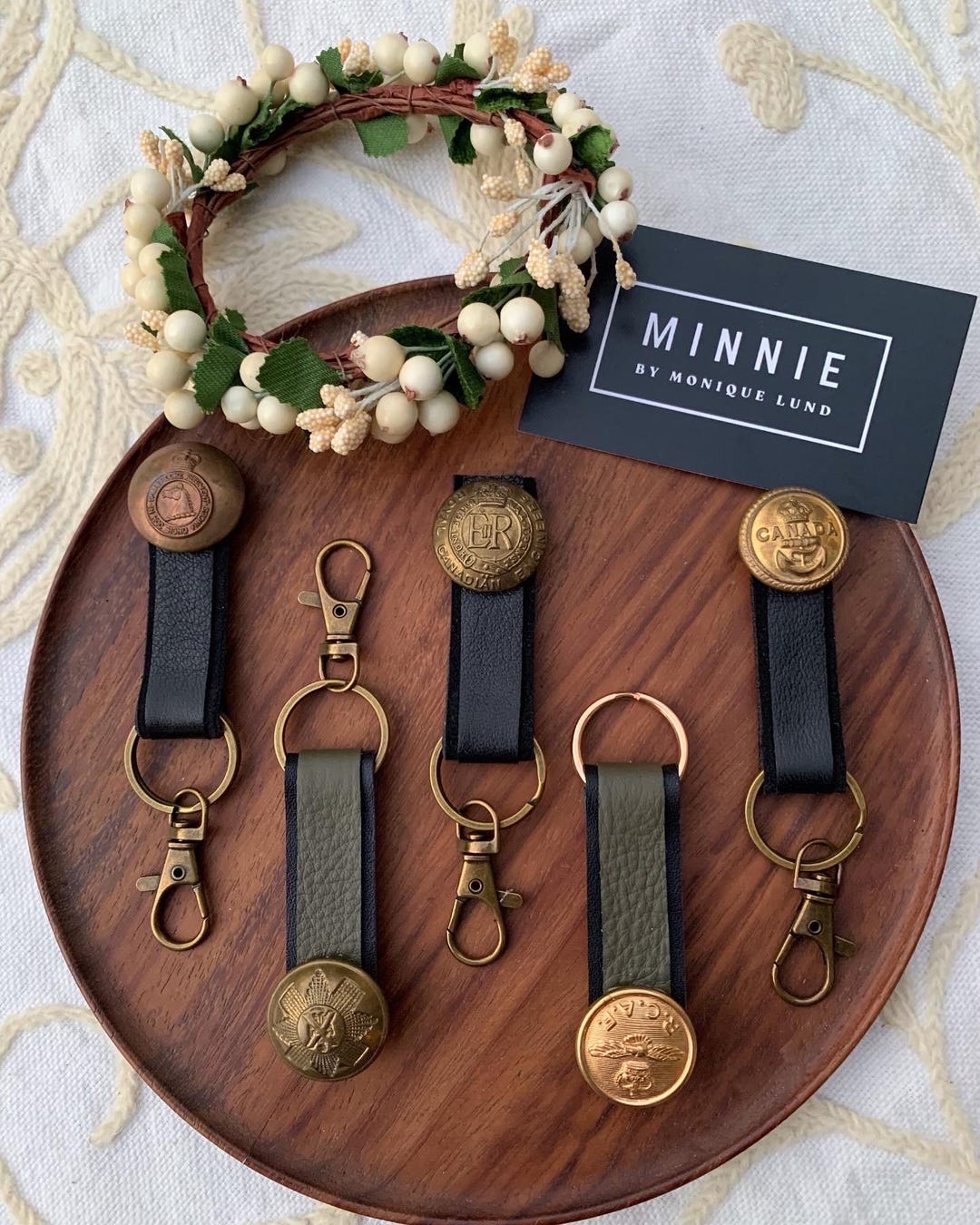 WW2 Canadian General Service Uniform Button Bookmarks and Keychains - Etsy