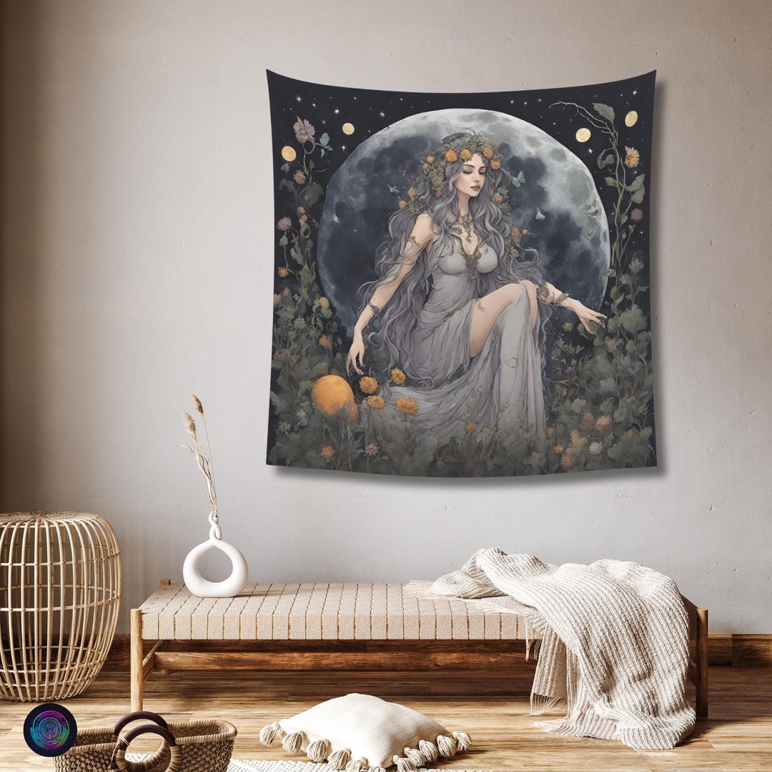 Goddess Hecate Tapestry: Greek Mythology, Divine Feminine Art - Etsy