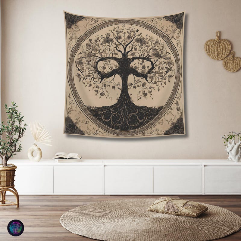 Tree of Life Tapestry - Etsy